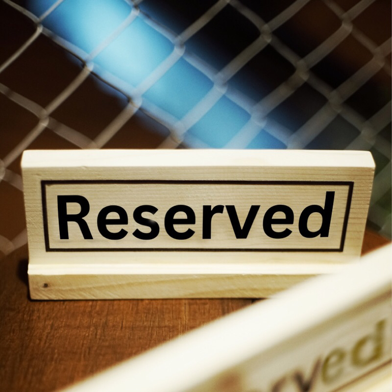 Jual PAPAN MEJA RESERVED KAYU JATI BELANDA / PAPAN MEJA CASHIER / WOOD ...