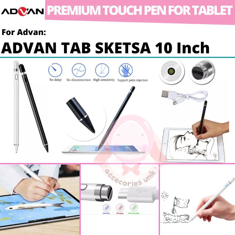 Jual Stylus Pen Advan Tab Sketsa 10 Inch Tablet Spen Pencil Fine ...