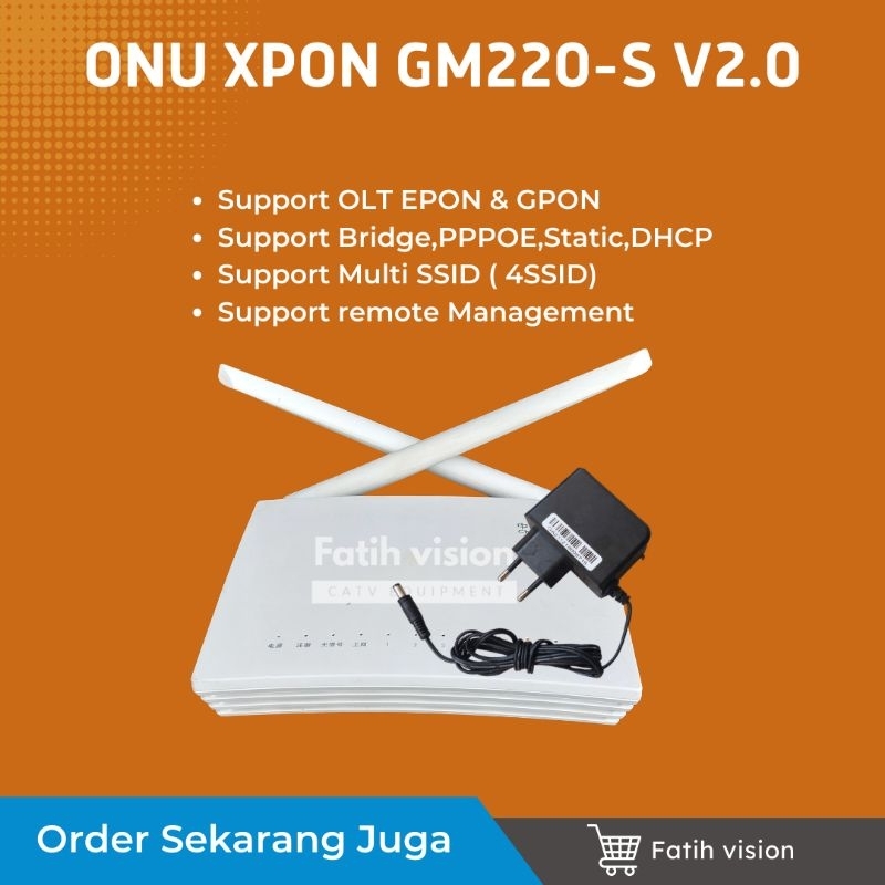 Jual ONU XPON, EPON GPON GM220-S ZTE MODEM | Shopee Indonesia