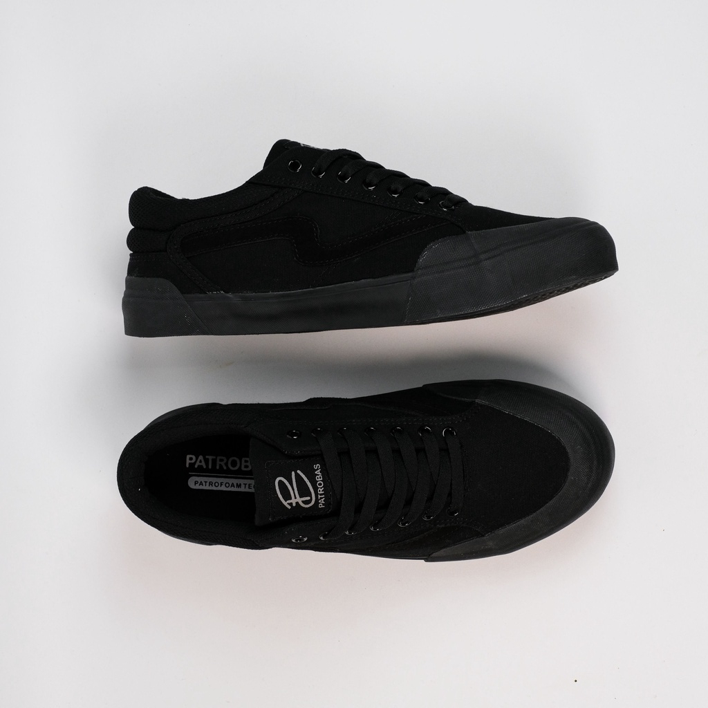 Jual Patrobas Cloud Low All Black Original Petrobas Full Black | Shopee ...