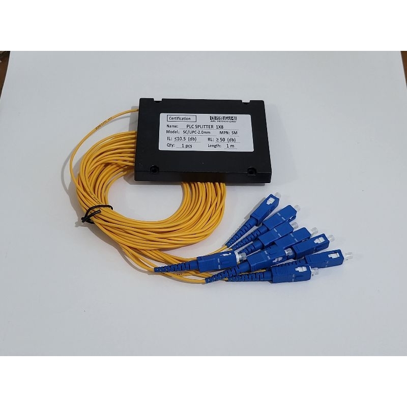Jual passive splitter fiber optic / pasif spliter 1-8 module SC UPC ...