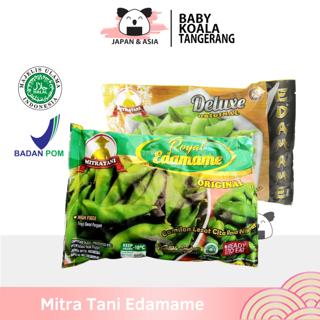 Jual MITRA TANI Edamame Kacang Kedelai Jepang 500 g Halal | Kualitas ...