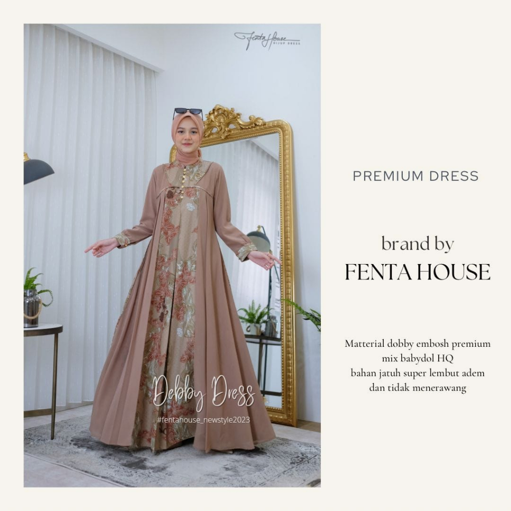 Jual DEBBY DRESS BY FENTA HOUSE | Shopee Indonesia