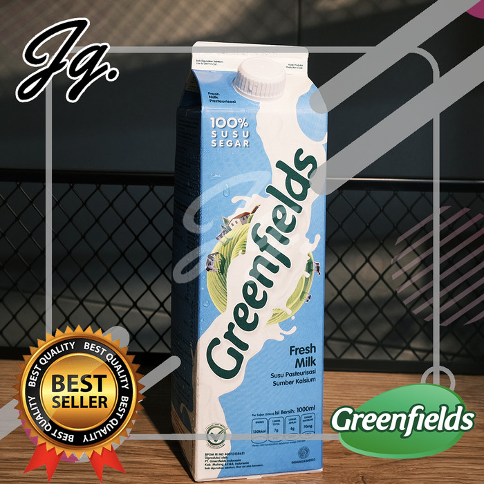 Jual Greenfields Fresh Milk 1 lt liter seliter | susu segar greenfield 1000 ml green fields ...