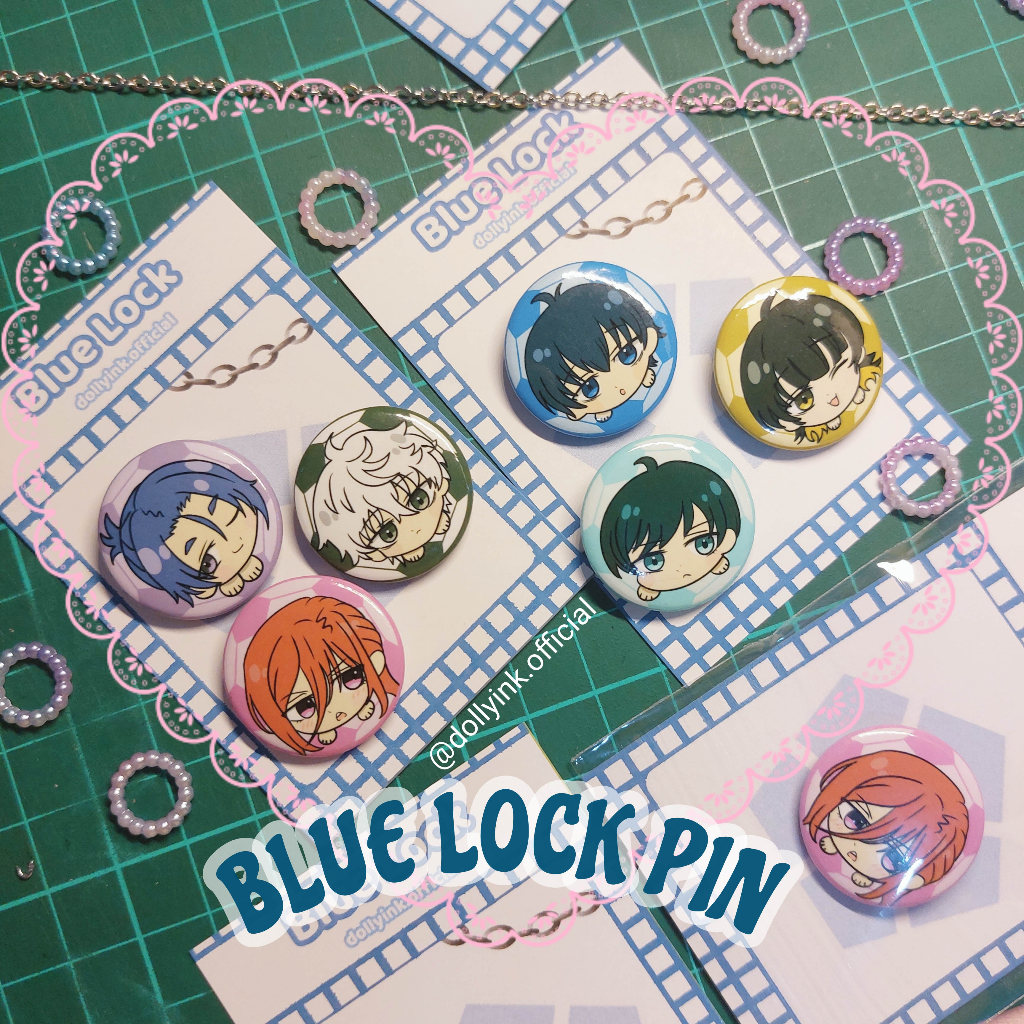 Jual Blue Lock Pin by dollyink.official/Pin blue lock | Shopee Indonesia