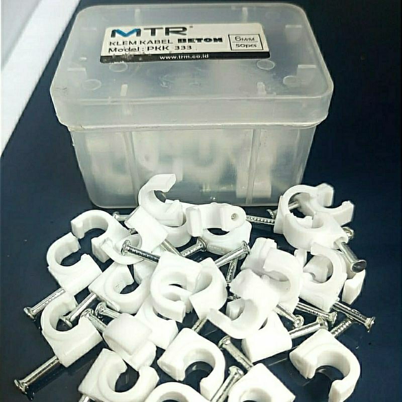 Jual Klem kabel 6 mm Klem Original PAKU BETON ASLI isi 50 pcs | Shopee ...