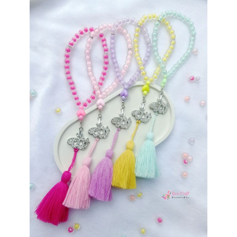 Jual Tasbih Lucu Tasbih Cantik Tasbih Lafadz Allah Mewah Tasbih Pastel ...