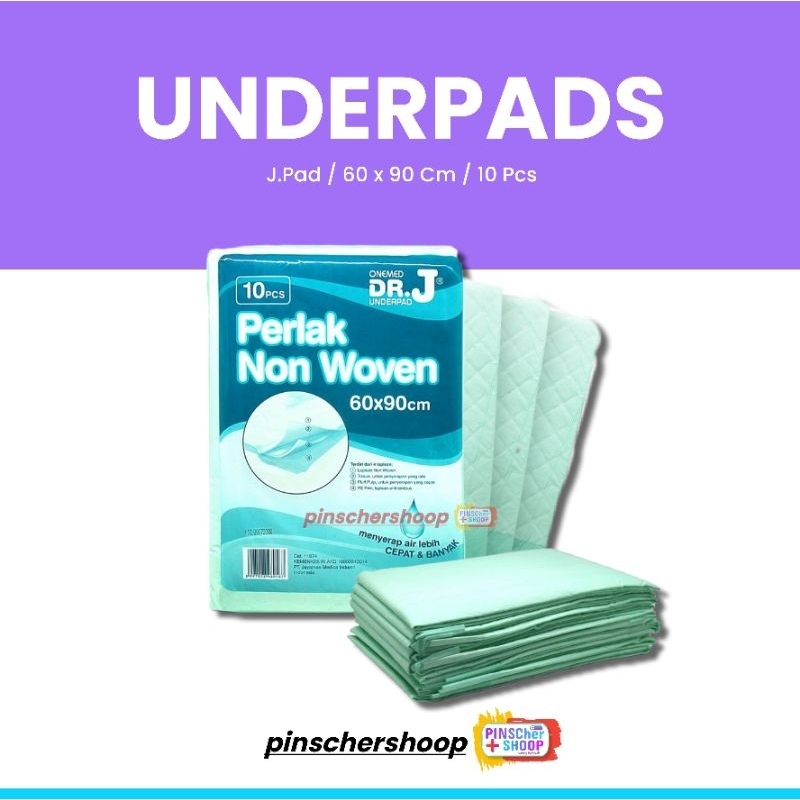 Jual Underpad Dr J Upad Perlak Alas Popok Bayi Onemed Isi 10 Pcs ...