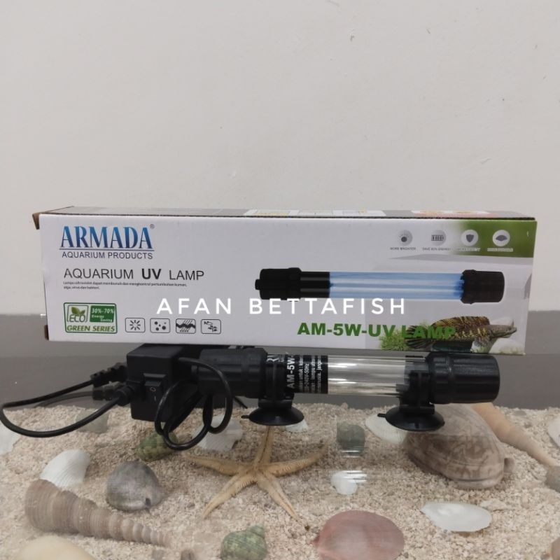 Jual LAMPU UV ARMADA 5 7 9 11 13 15 20 WATT ULTRAVIOLET AQUARIUM KOLAM | Shopee Indonesia