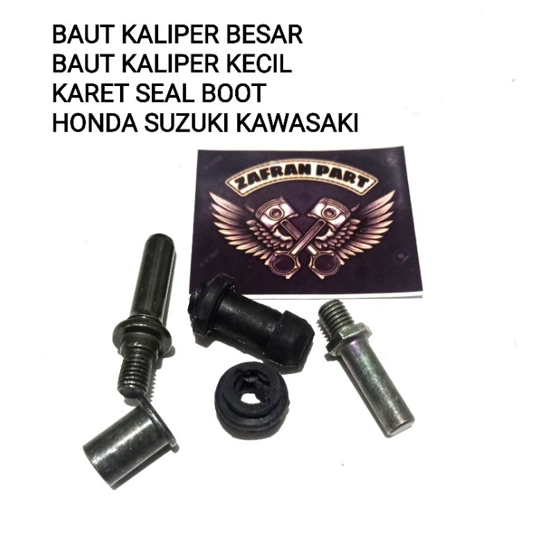 Jual Set Baut Kaliper Tahanan Dispad Cakram Plus Seal Boot Universal Set Honda Supra Karisma ...
