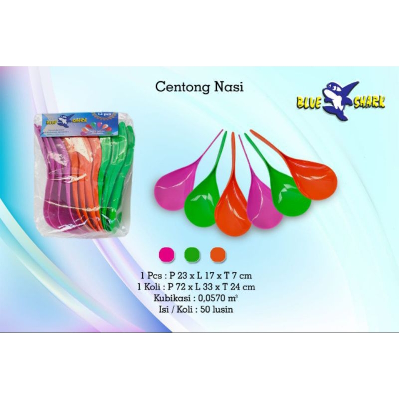 Jual centong nasi pelangi entong nasi plastik murah | Shopee Indonesia