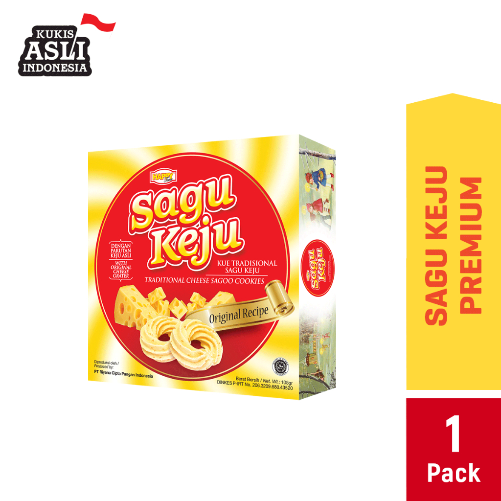 Jual Happy Time Sagu Keju Premium Box 108gr | Shopee Indonesia