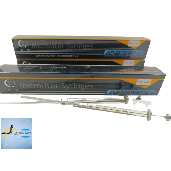 Jual Microliter Syringe Injector Glass ( 10 ul ) Mikroliter 10 ul ...