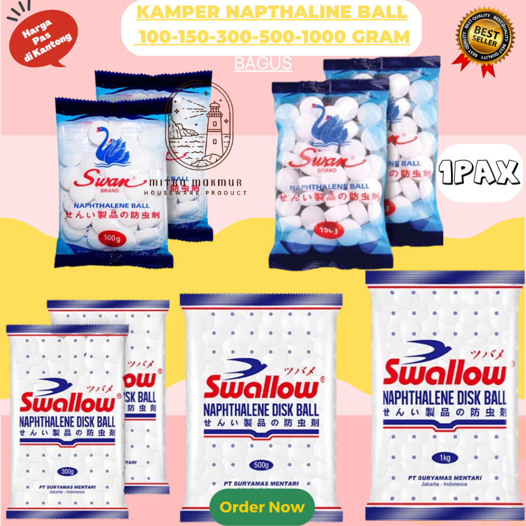Jual SALE!! KAMPER SWALLOW NAPH 100-150-300-500-1000 g WHITE KAMPER ...