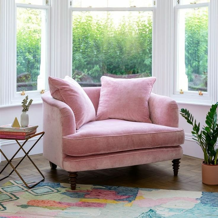 Jual Sofa Santai Baca Buku Free Meja Kecil Kaki Besi | Kursi Malas ...