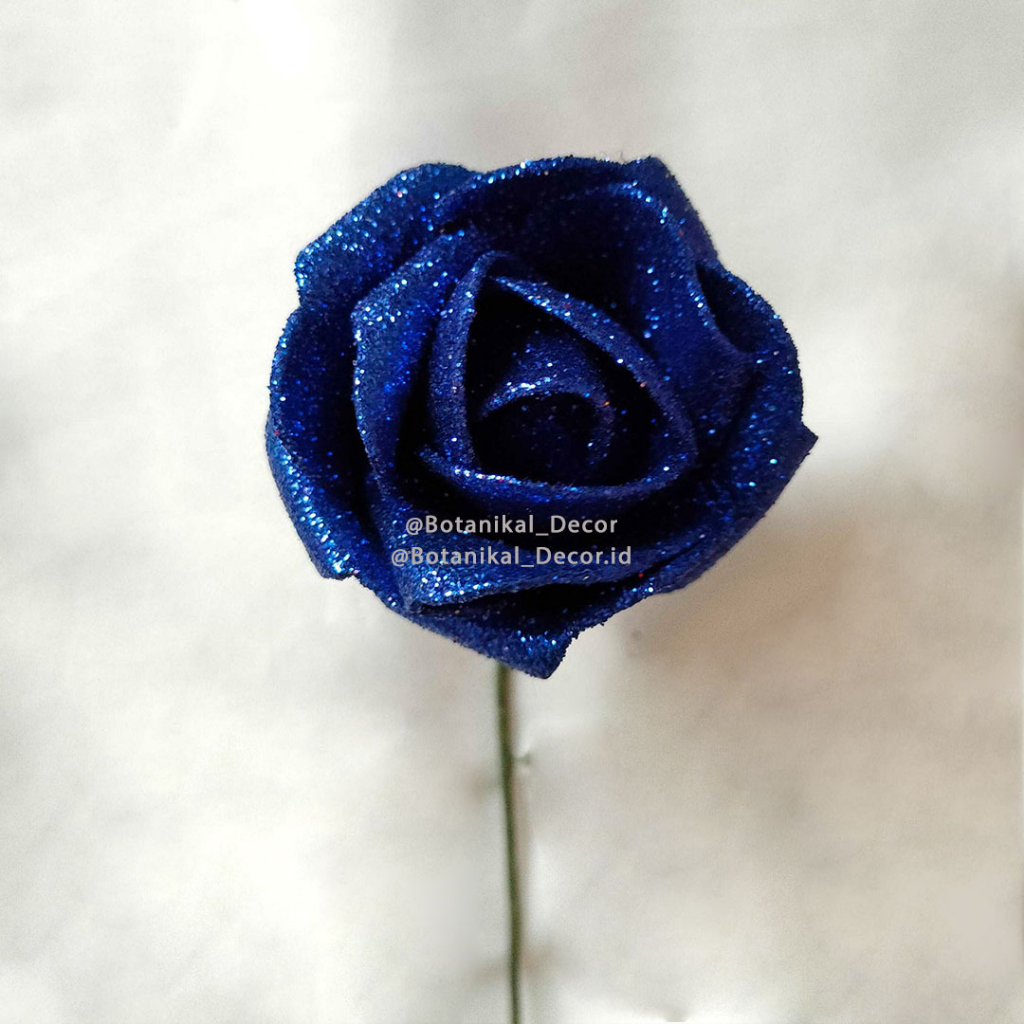 Jual Artificial Glitter Rose Bunga Palsu Artificial Flower Bunga Plstik ...