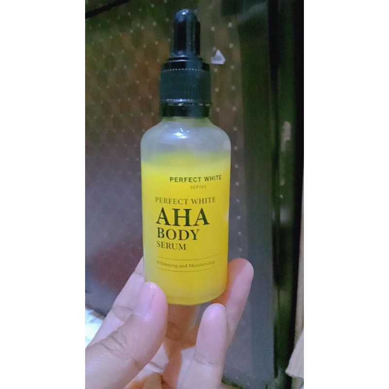 Jual Perfect White Aha Body Serum Whitening | Shopee Indonesia