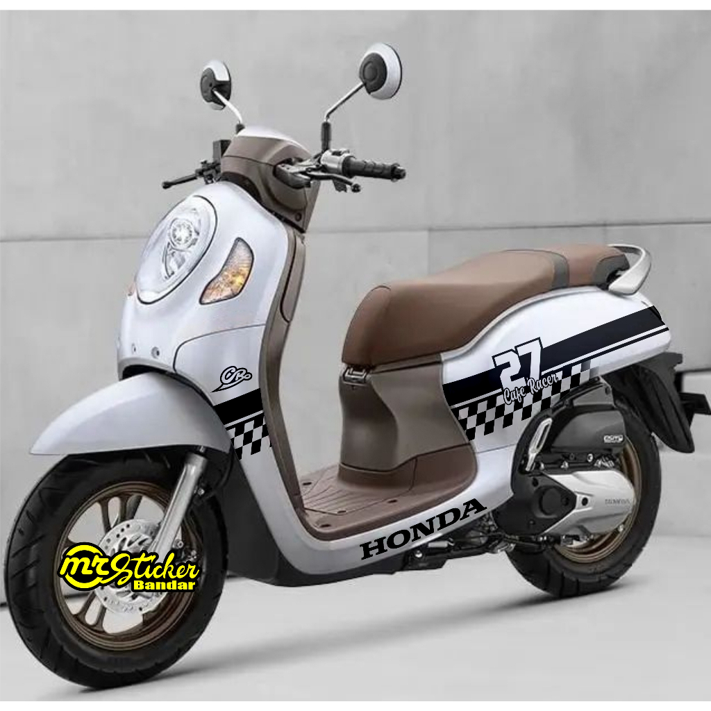 Jual Sticker Decal Full Body Scoopy Fi Cafe Racer Kekinian bebas edit ...
