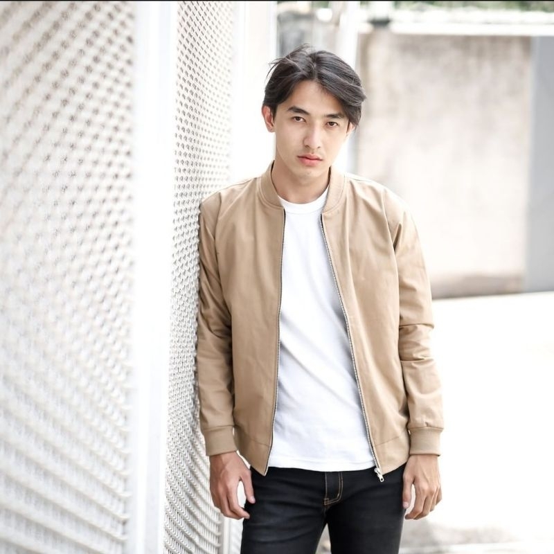 Jual Jaket Pria Bomber Bahan Canvas | Jacket Bomber Pria | Jaket Casual ... Jual Jaket Pria Bomber Bahan Canvas | Jacket Bomber Pria | Jaket Casual ...