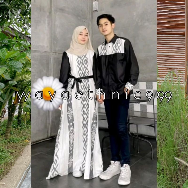 Jual [READY STOCK] Set couple baju prewed, couple ethnic sumbawa ...