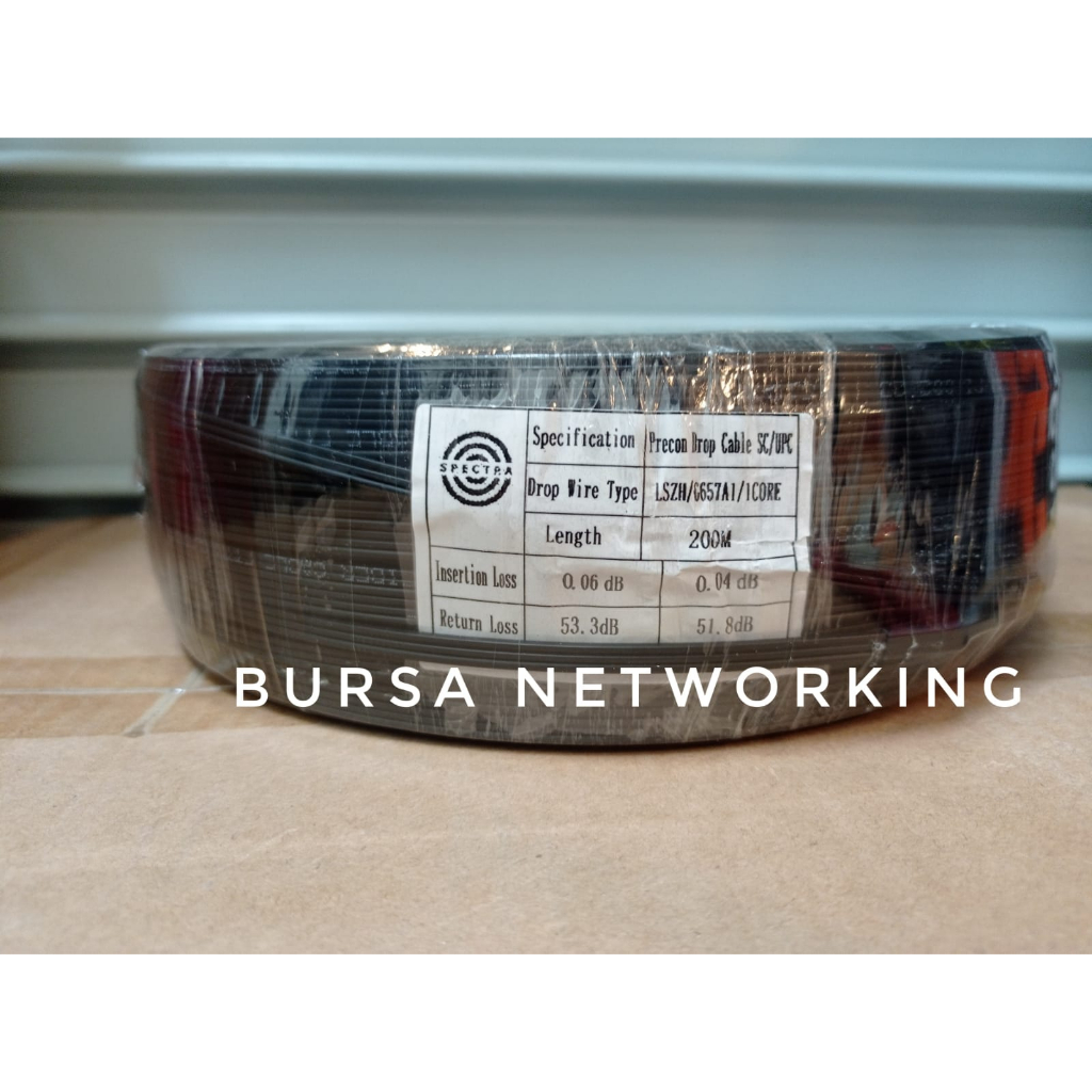 Jual 200 METER KABEL FIBER OPTIK SPECTRA KABEL FO 1 CORE 3 SELING SC ...