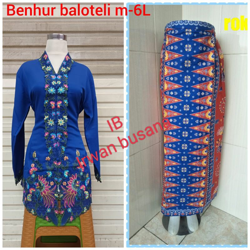Jual kebaya encim/stelan kebaya modern/rok encim/stelan encim lengan ...