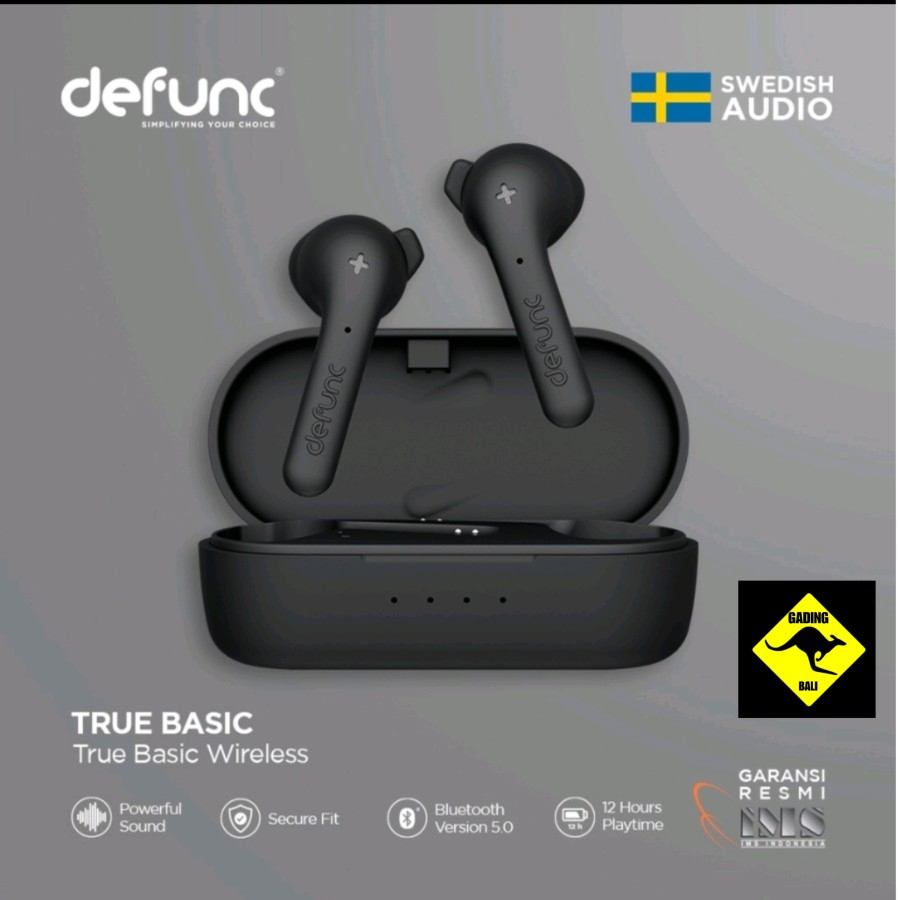 Jual Defunc True Basic TWS True Wireless Earbuds BT 5.0 Garansi Resmi ...