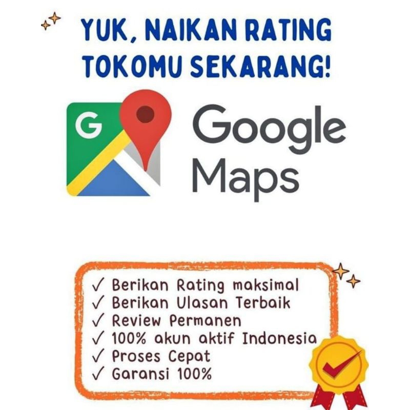 Jual jasa rating gmaps dan review gmaps | Shopee Indonesia