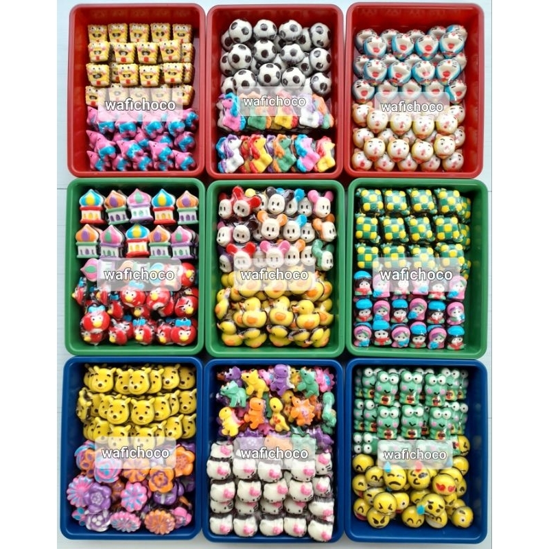 Jual COKLAT PREMIUM COKELAT KARAKTER CURAH HARGA PER PCS | Shopee Indonesia