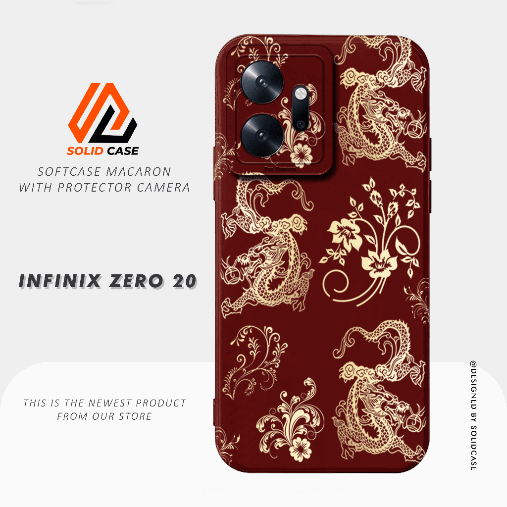 Jual Case Infinix Zero 20 - Casing Infinix Zero 20 [Dragon] Solid Case ...