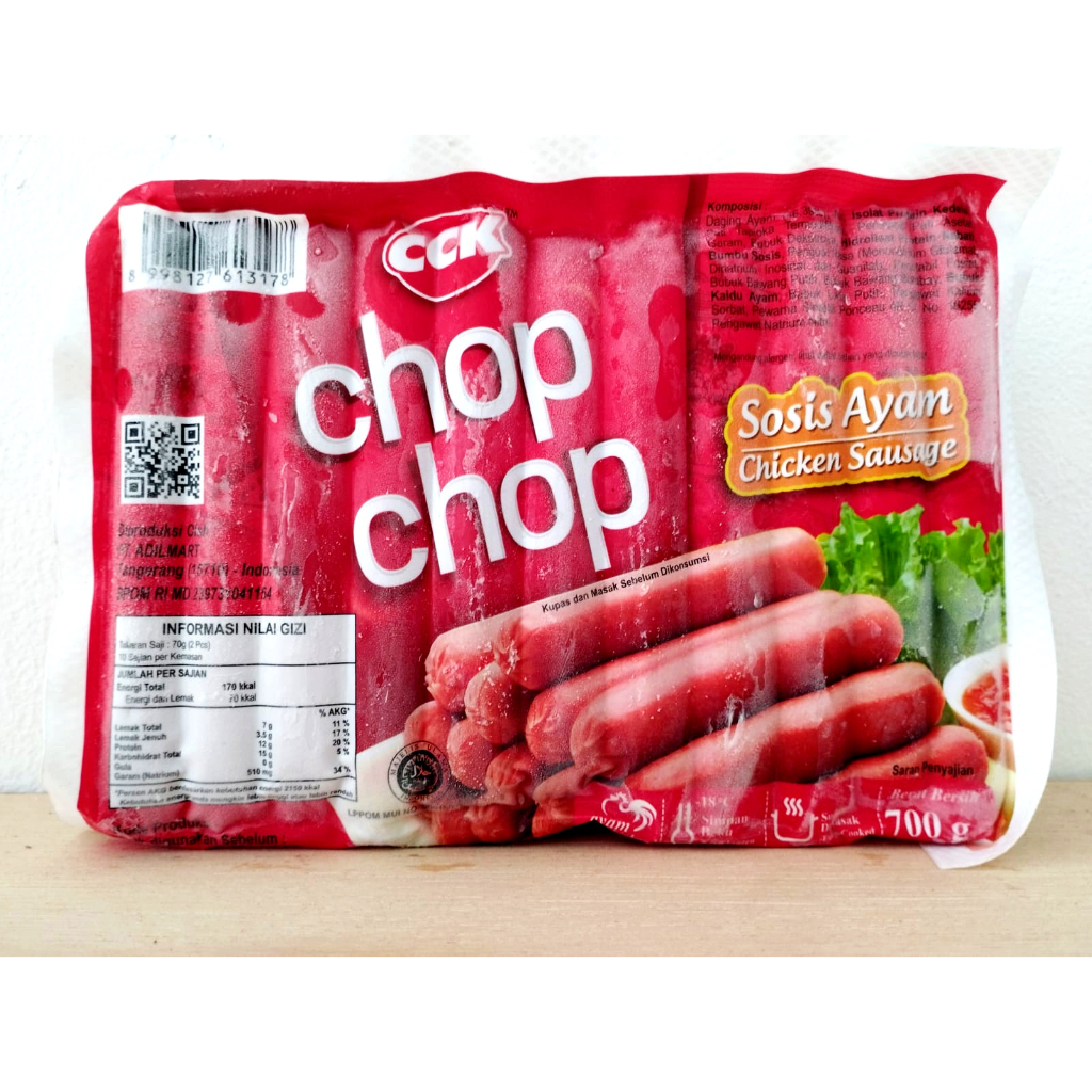 Jual Chop Chop Sosis Ayam (Chicken Sausage) 700gr 30pcs | Shopee Indonesia
