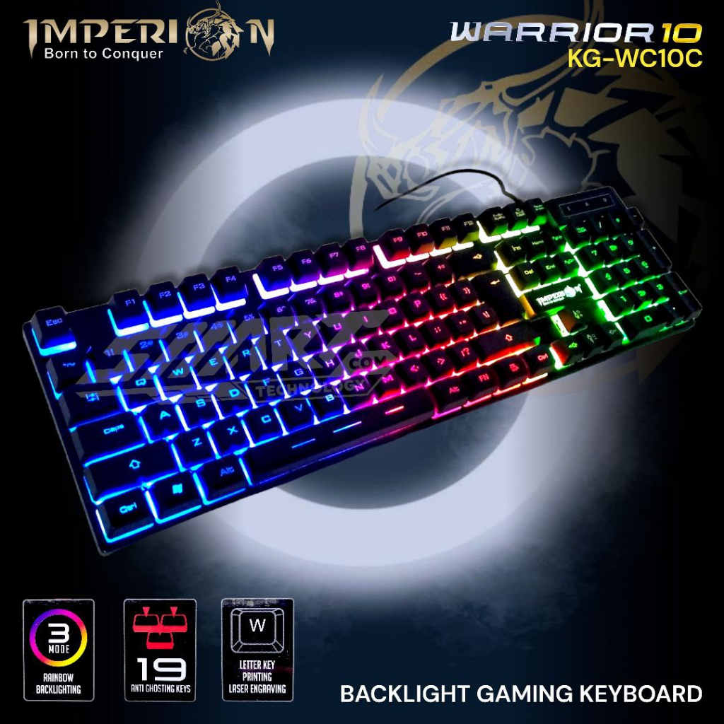Jual Imperion Keyboard Gaming Warrior 10 | Shopee Indonesia