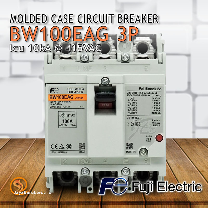 Jual MCCB Fuji BW100EAG 3P 75A 100A | Shopee Indonesia