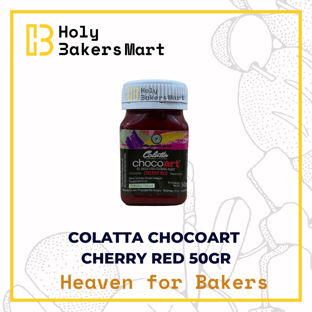 Jual COLATTA CHOCOART CHERRY RED 50ML / PEWARNA MAKANAN / COLATTA ...