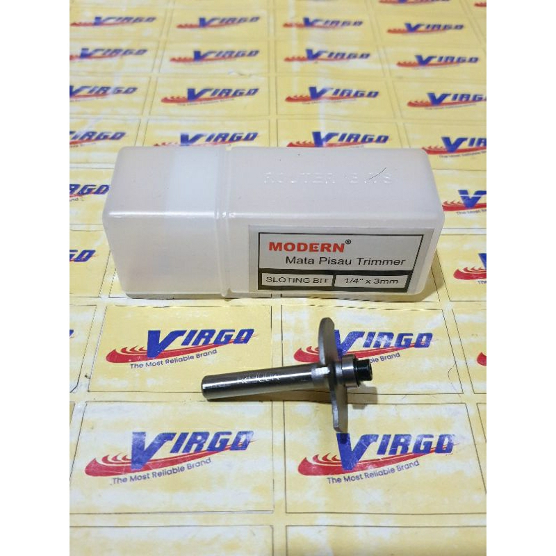 Jual 3mm MATA PROFIL ROUTER ROTER TRIMMER KAYU SLOTING BIT 1/4" x 3MM 3 ...