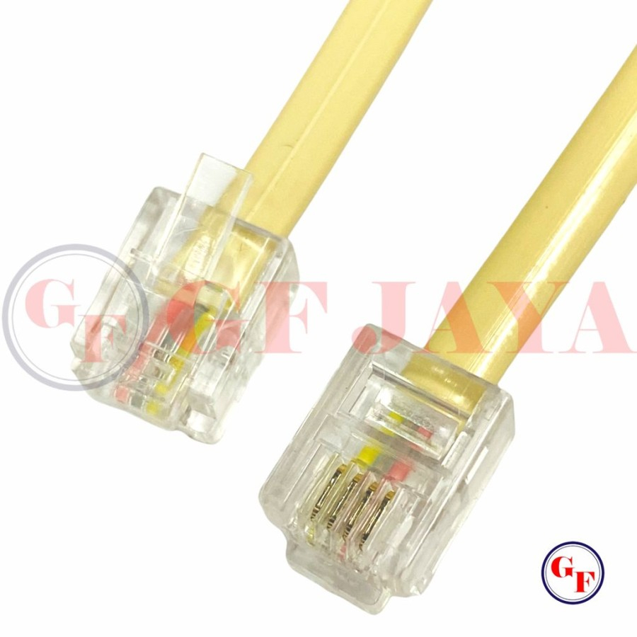 Jual Kabel Line Telepon Rumah RJ11 Eceran RJ 11 Tlepon Telefon Tlefon ...