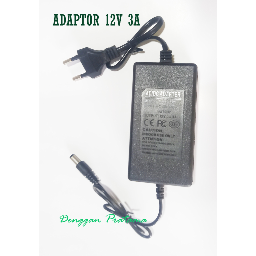 Jual Adaptor 12v 3a Power Supply 220VAC - 12VDC | Shopee Indonesia