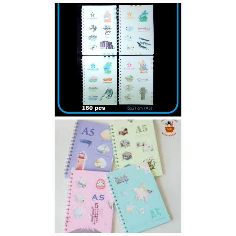 Jual Notebook Spiral A5 WZ/ Buku Catatan Spiral / Buku Spiral Cover ...
