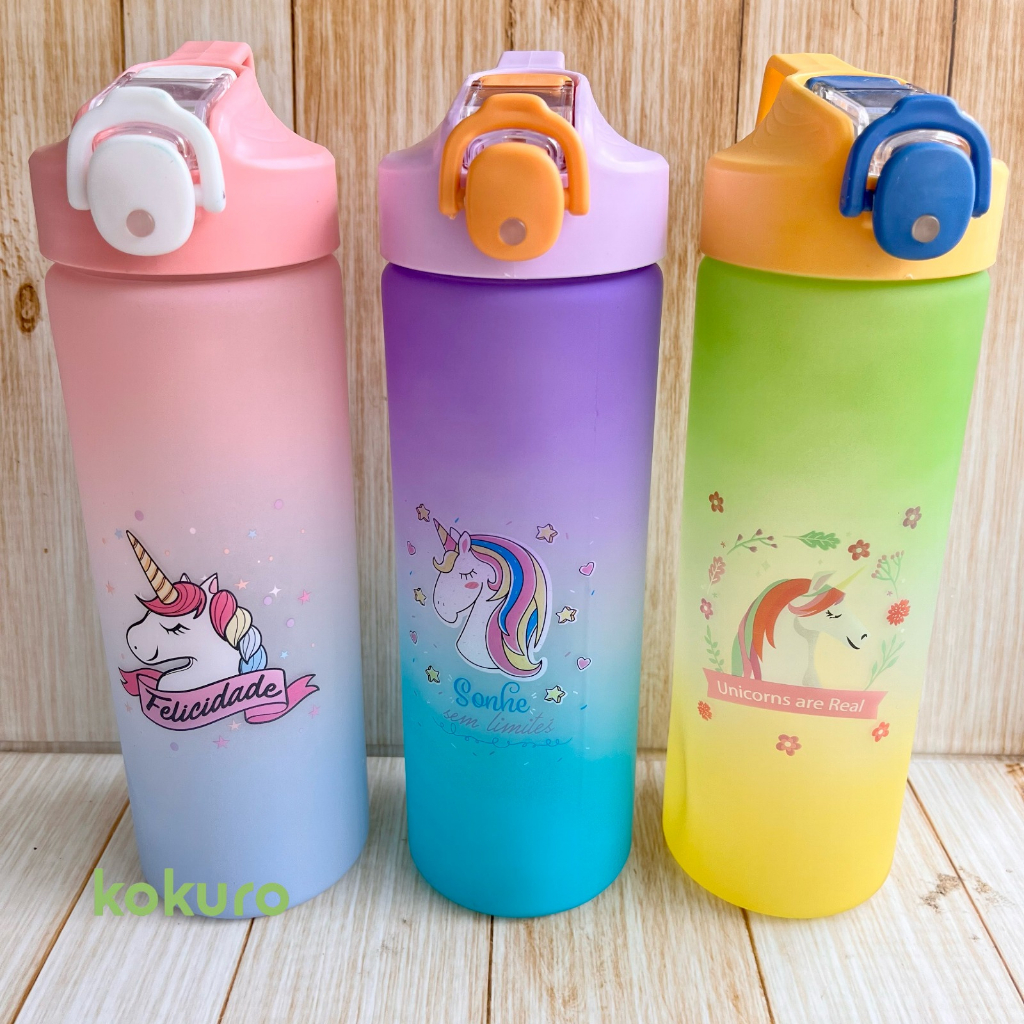 Jual (PAM) P11-20 Botol 1000ml Gradasi Warna Unicorn Viral | Shopee ...