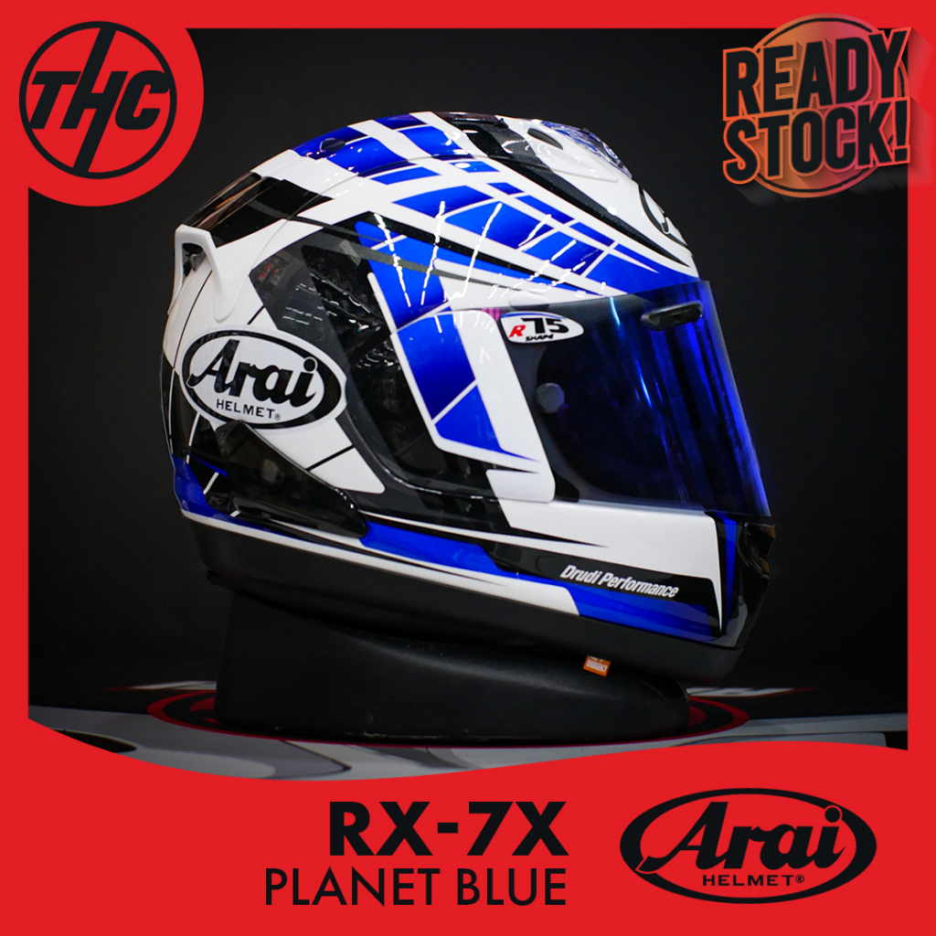 Jual ARAI RX-7X PLANET BLUE RX7X FULL FACE HELM ORIGINAL JAPAN | Shopee ...