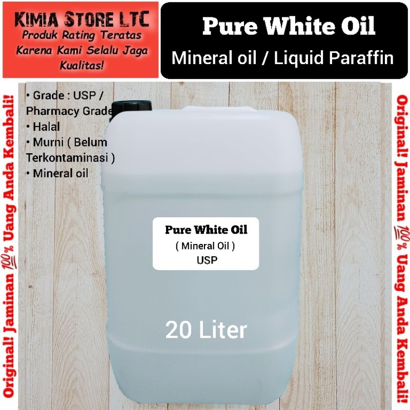 Jual Pure White Oil 20 Liter / Pure Mineral Oil 20 Liter | Shopee Indonesia