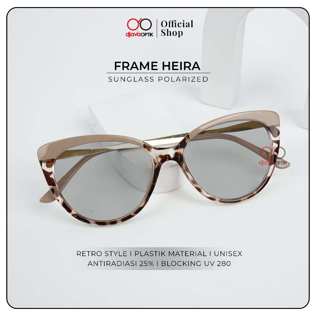 Jual DJAVA OPTIK - Frame Heira - Kacamata Photocromic Normal Pabrik Model Cat Eye Fuji | Shopee ...