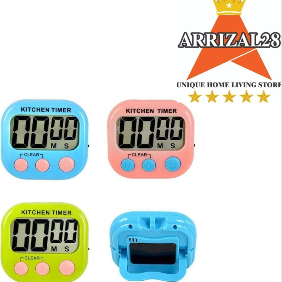 Jual (100gr) DIGITAL KITCHEN TIMER JAM ALARM STOPWATCH DAPUR MEMASAK ...