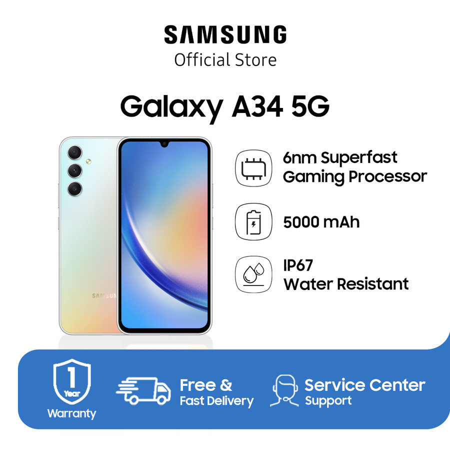 Jual SAMSUNG A34 5G 8/128 | 8/256 GARANSI RESMI | Shopee Indonesia