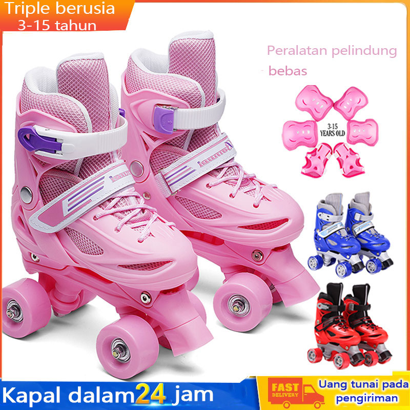 Jual Sepatu roda anak-anak lelaki usia 3 hingga 15 tahun dengan sepatu ...