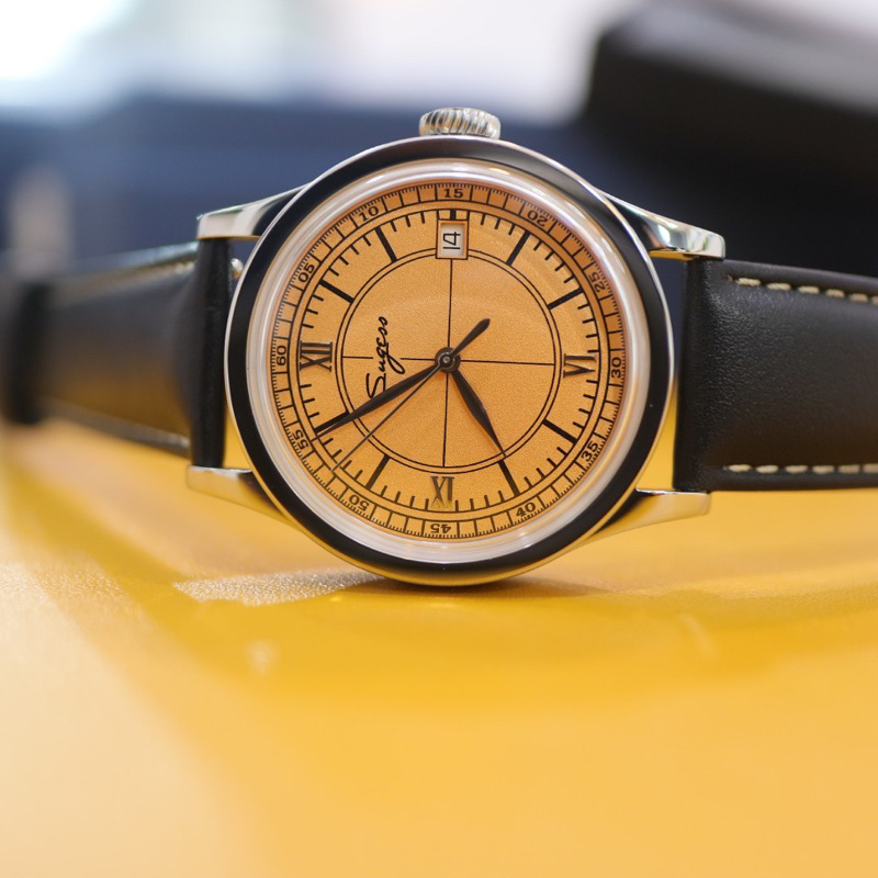 Jual sugess heritage S411 seagull 2130 movement furlan homage | Shopee ...