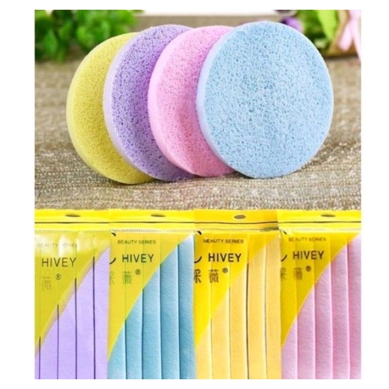 Jual sponge facial stick isi 12 pcs / spons facial / sponge kentang ...