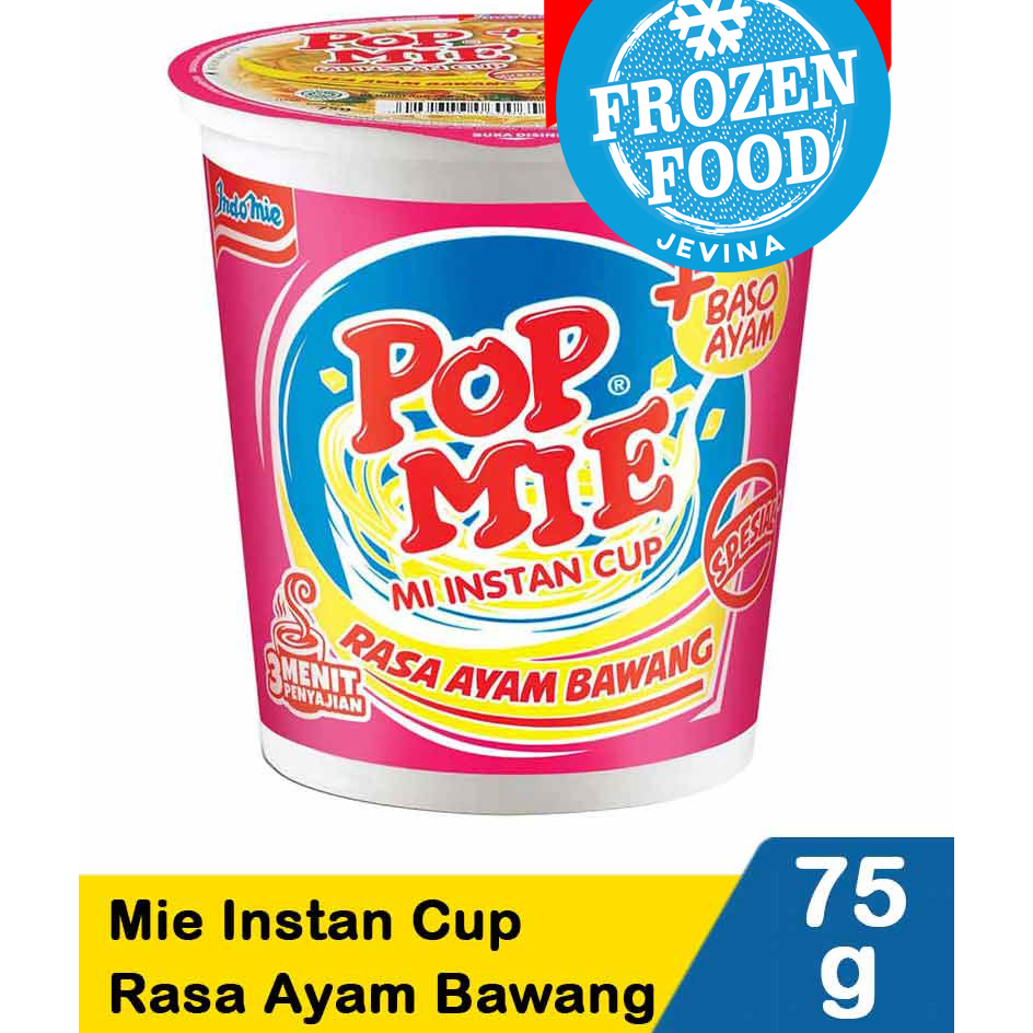 Jual Pop Mie Mi Instan 12 Varian Rasa | Pedes Dower | Mi Goreng Jumbo ...