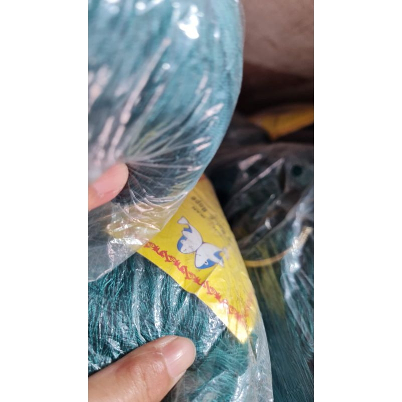 Jual bahan jaring ikan 2" d6 100×100 merk 2 ikan | Shopee Indonesia