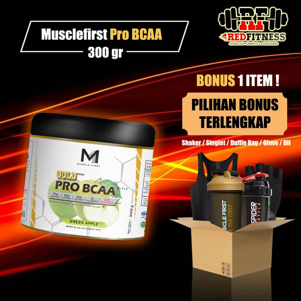 Jual M1 Muscle First Gold Pro Bcaa 300 Gram Powder / MuscleFirst 300gr ...